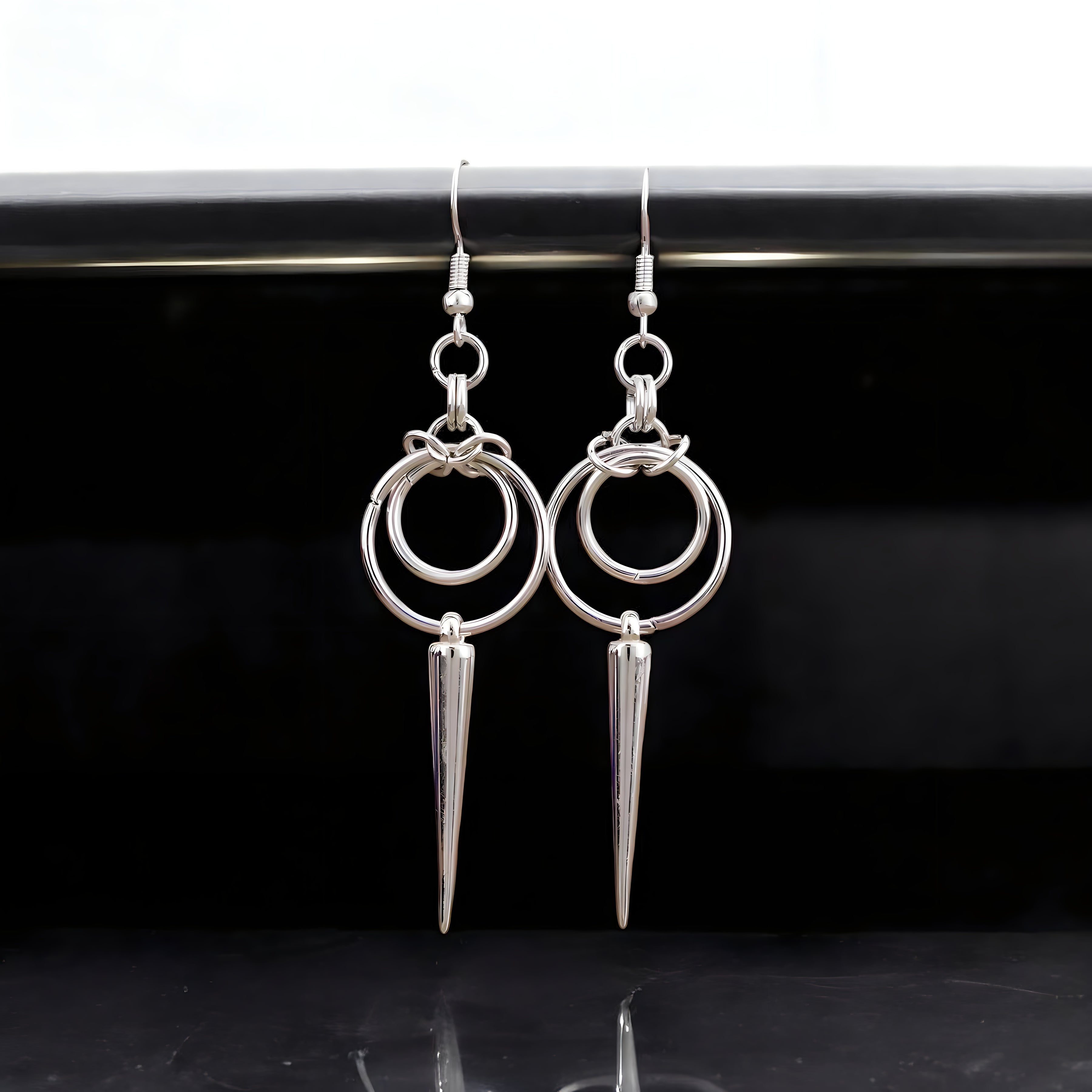 Chainmail earrings store